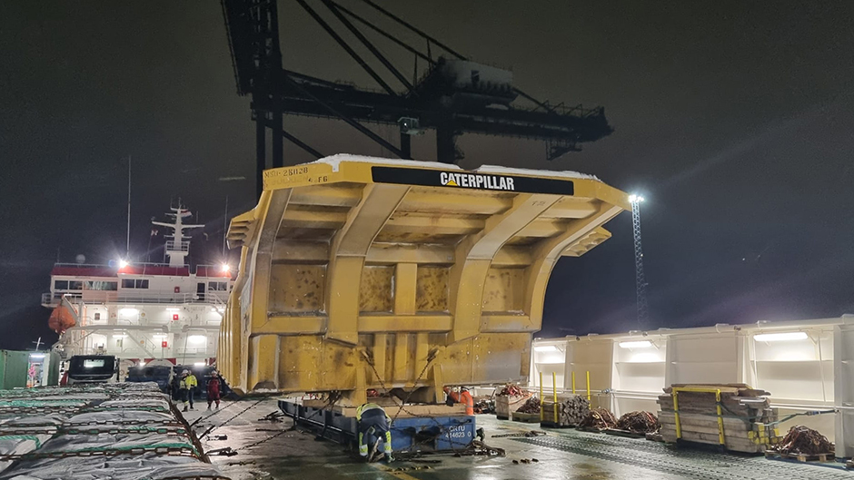 New dump bed improves stone handling at Stockholm Norvik